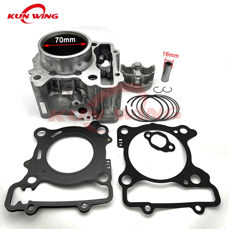 70MM Bore Cylinder Kit Piston Ring for YAMAHA XMAX300 XMAX 300 X-MAX300 ...