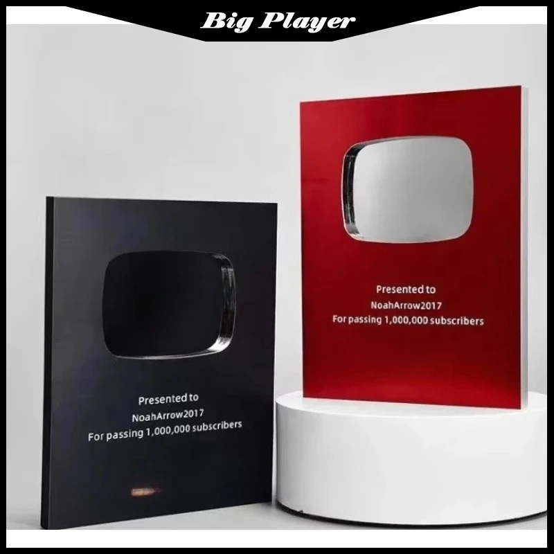 2025 Silver UV Printed for YouTube Plaque Award - AliExpress 1420