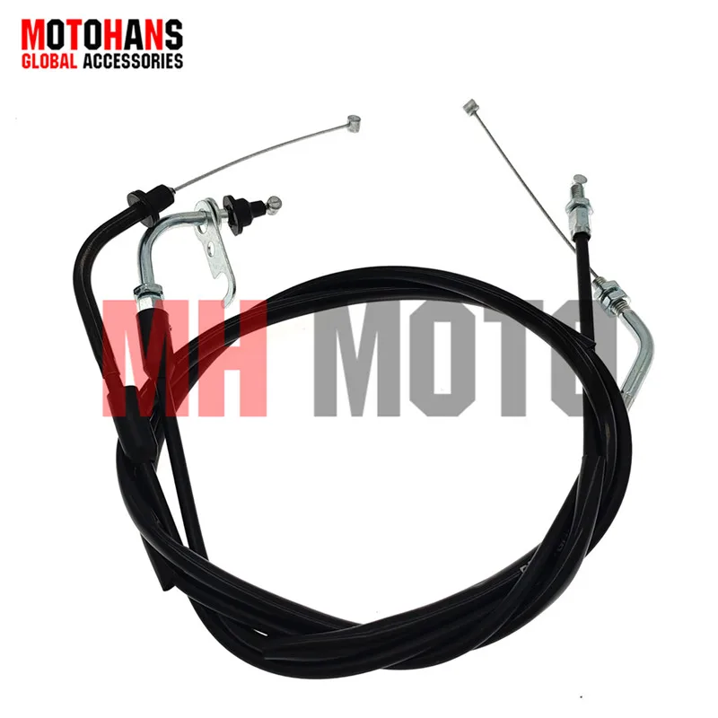 MOTORCYCLE THROTTLE CABLE LINE DOUBLE CABLES (THROTTLE CABLE AND ...