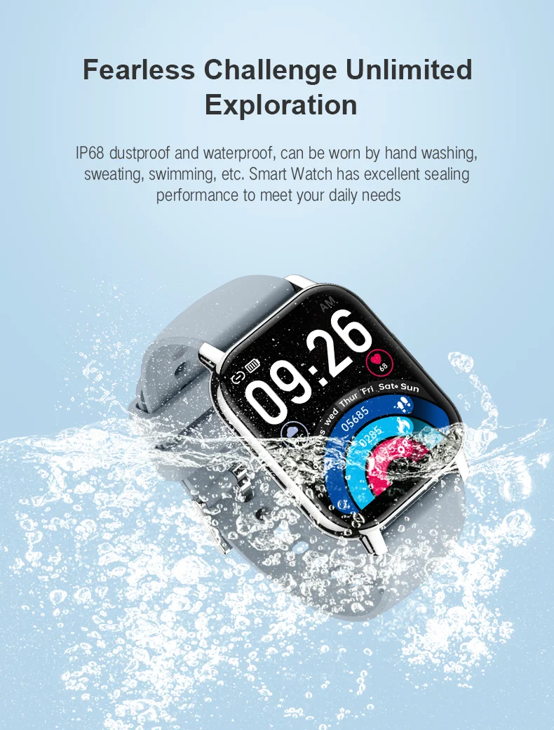 Smartwatch Tio Femei 1.85 inch 280mAh Pedometru Bataile inimii ...