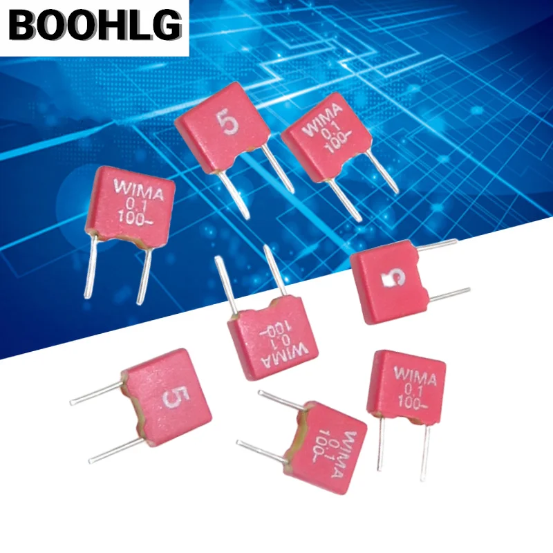 10pcs-Germany-WIMA-Film-Capacitor-104-100V-0-1UF-100V-100nF-104J-5-MKS2 ...