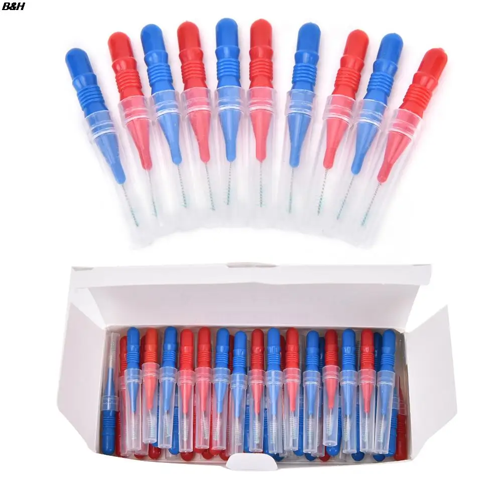 50pcs-lot-Hygiene-Dental-Soft-Floss-Sticks-Toothpick-Teeth-Cleaning ...