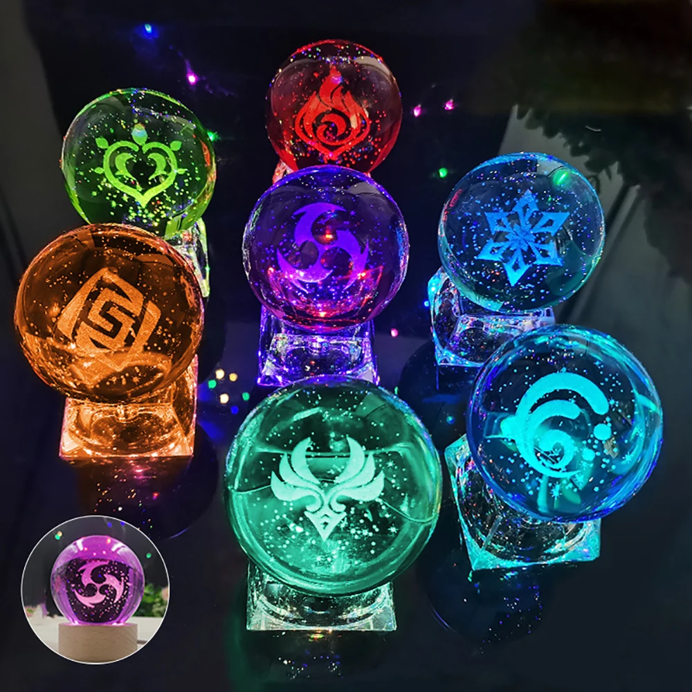Genshin-Oculi-Crystal-Glass-Impact-Elemental-Reactions-LED-base-Figure ...