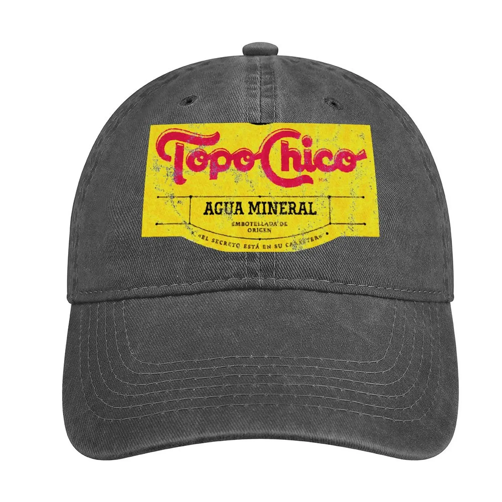 Topo Chico agua mineral worn and washed logo (sparkling mineral water ...