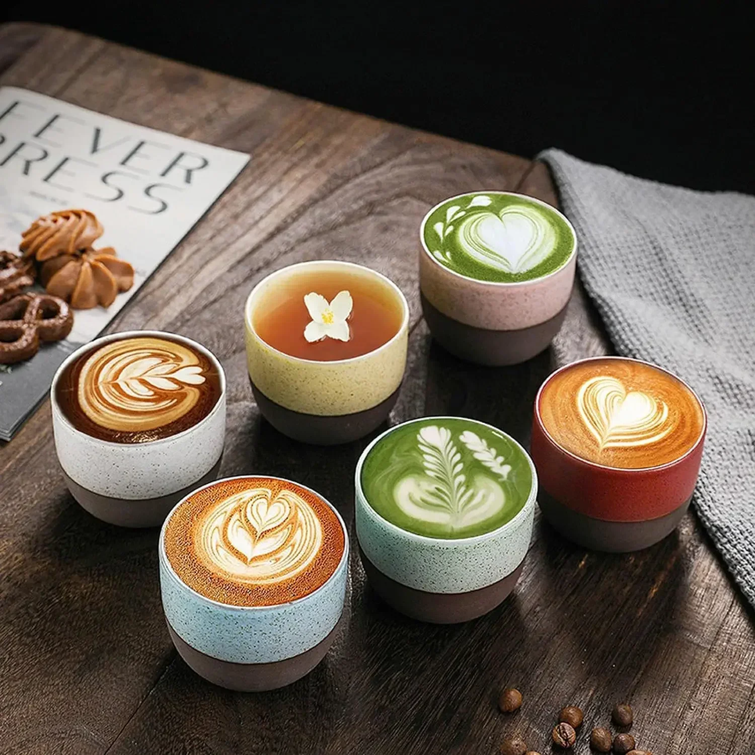 Ceramic Teacup Water Cup Household Coffee Cup Tea Set Espresso Coffee ...
