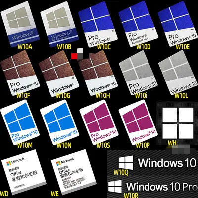 Windows 10 Sticker F Label | Windows Computer Stickers | Laptop Windows ...