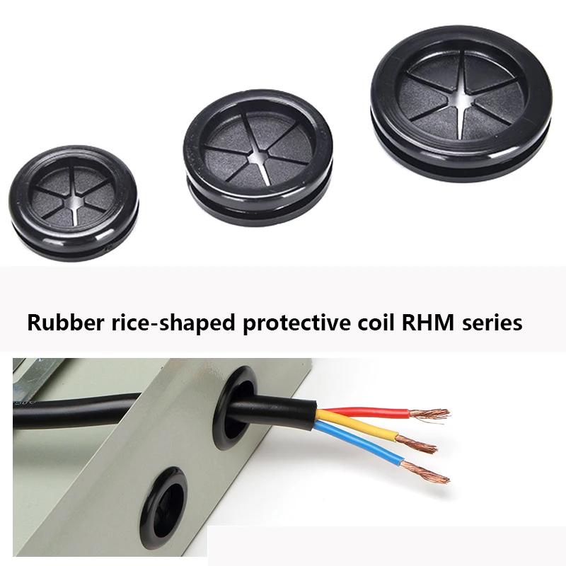 Petal-Type-Rubber-Protective-Coil-Anti-Falling-Ring-Reserved-Hole ...