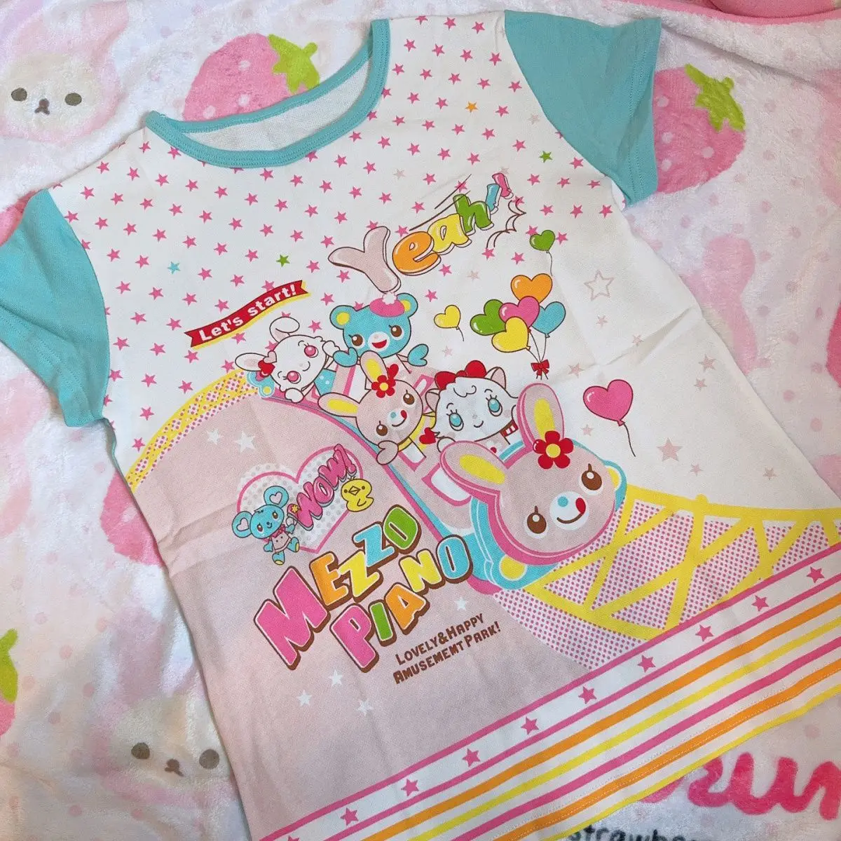 Mezzo Piano Print Top - Jojifuku Aesthetic ⋆ Kawaii Sale