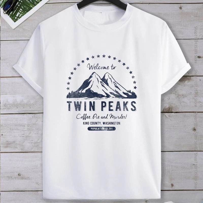 Summer Vintage Short-sleev Graphic T Shirts Streetwear Camisa Tees Twin ...