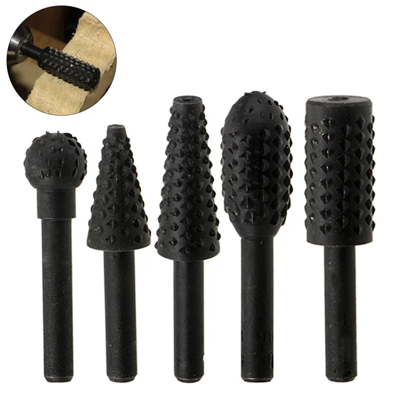 5-10Pcs-Hss-Rotary-Files-Burr-Drill-Rotating-Thorn-Head-Electric-Rotary ...