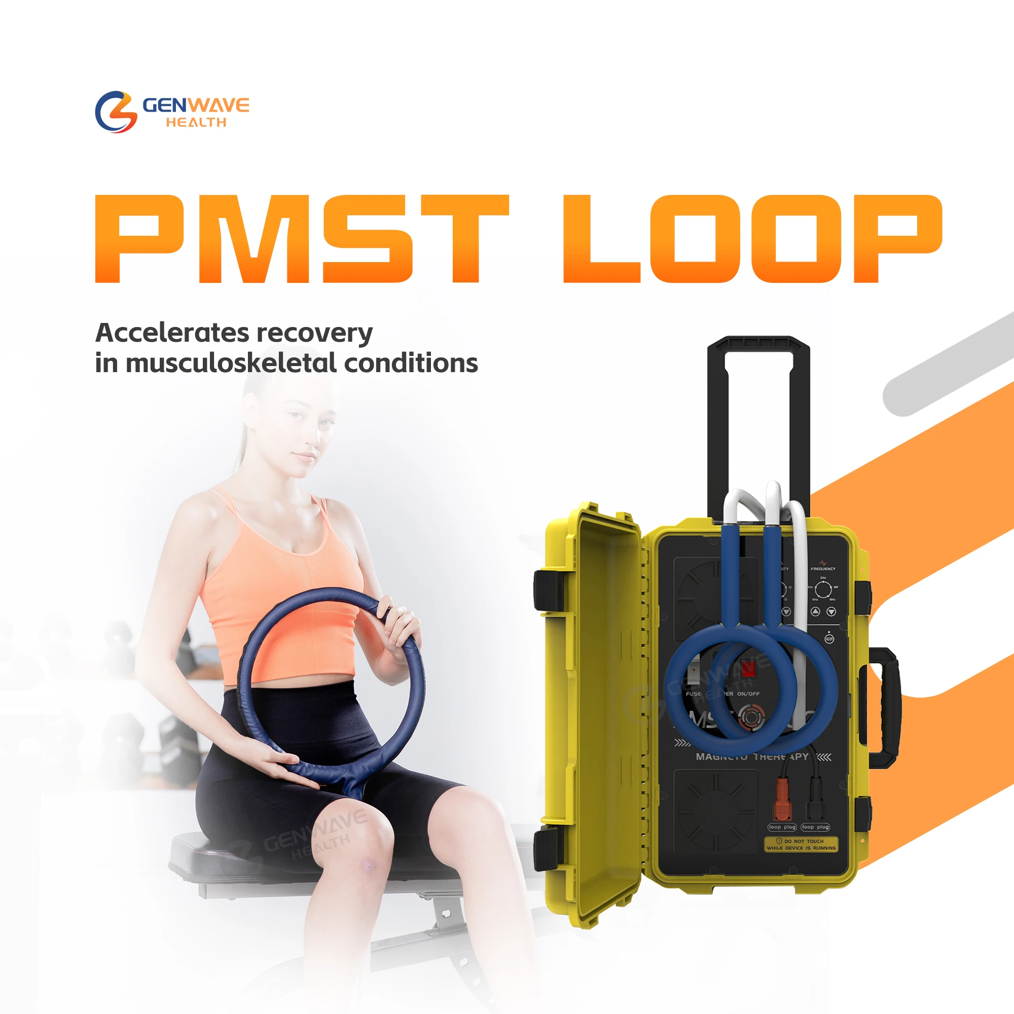PMST Loop PEMF Therapy For Muscle Relaxation Tissue repair Magnetic ...
