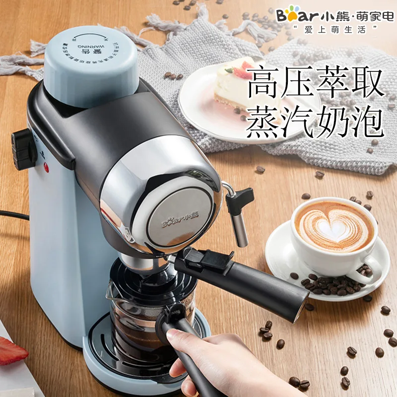 Coffee-Maker-Household-Automatic-Mini-Small-High-Pressure-Steam-Milk ...