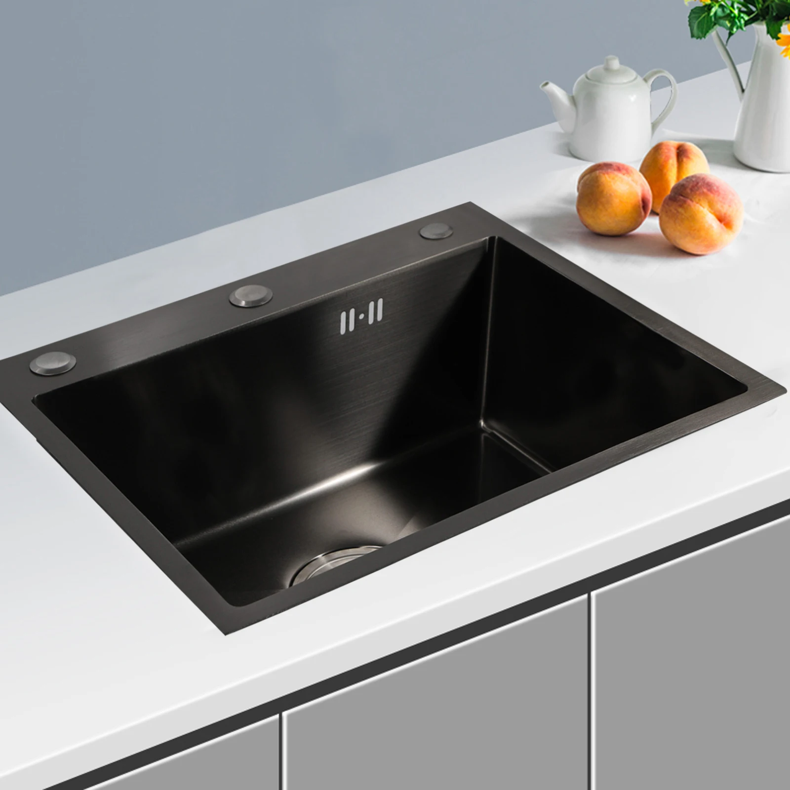 Stainless-Steel-Kitchen-Built-in-Sink-Rectangular-Single-sink-Dish ...