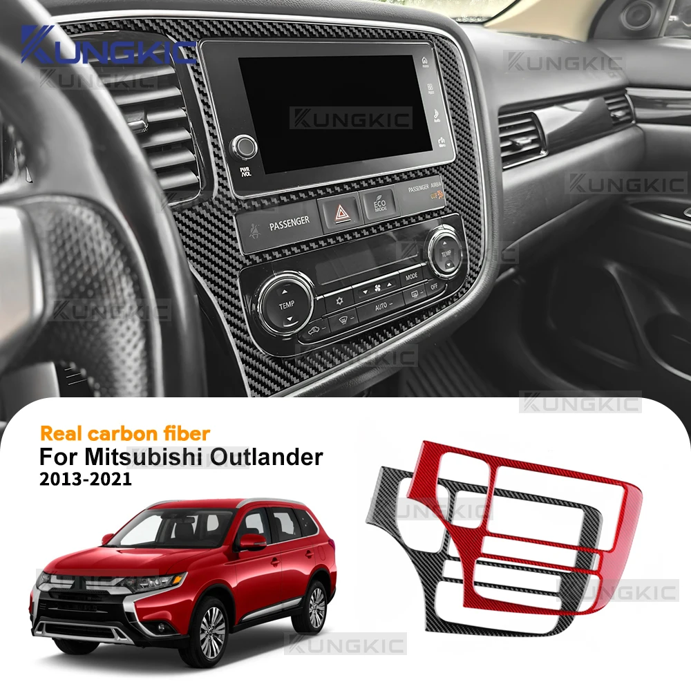 Real Soft Carbon Fiber For Mitsubishi Outlander 2017 2018 2019 2020 ...