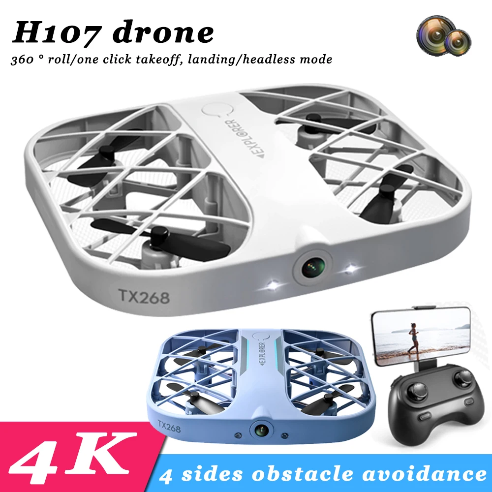 Dron-profesional-H107-8k-HD-4k-c-mara-Wifi-Fpv-Control-remoto-helic ...