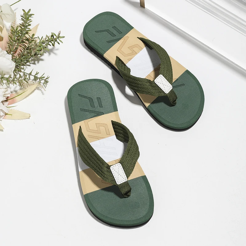 Flip Flops for Men Living Room Slippers Walk Around Home Men Summer ...