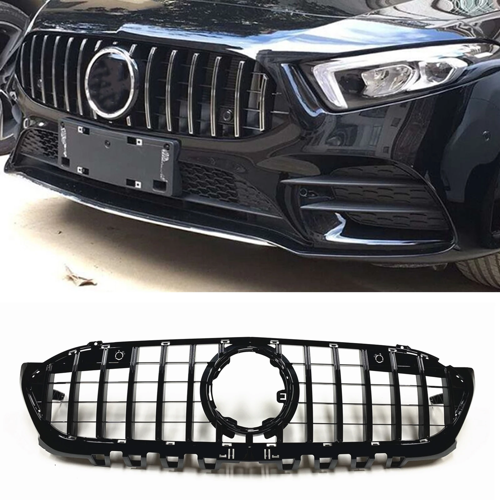 Grill For Mercedes Bezn A Class W177 2019-2022 A180 A200 A220 A250 A45 ...