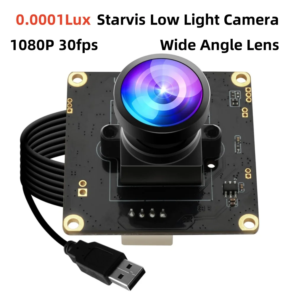 ELP 1080P Super Starlight USB Camera Module 0.0001lux Ultra Low ...