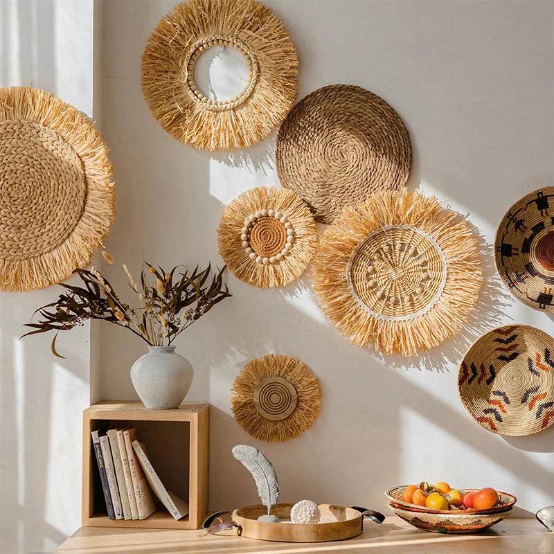 Rustic-Style-Handmade-Grass-Hanging-Decorations-Home-Decoration-Room ...