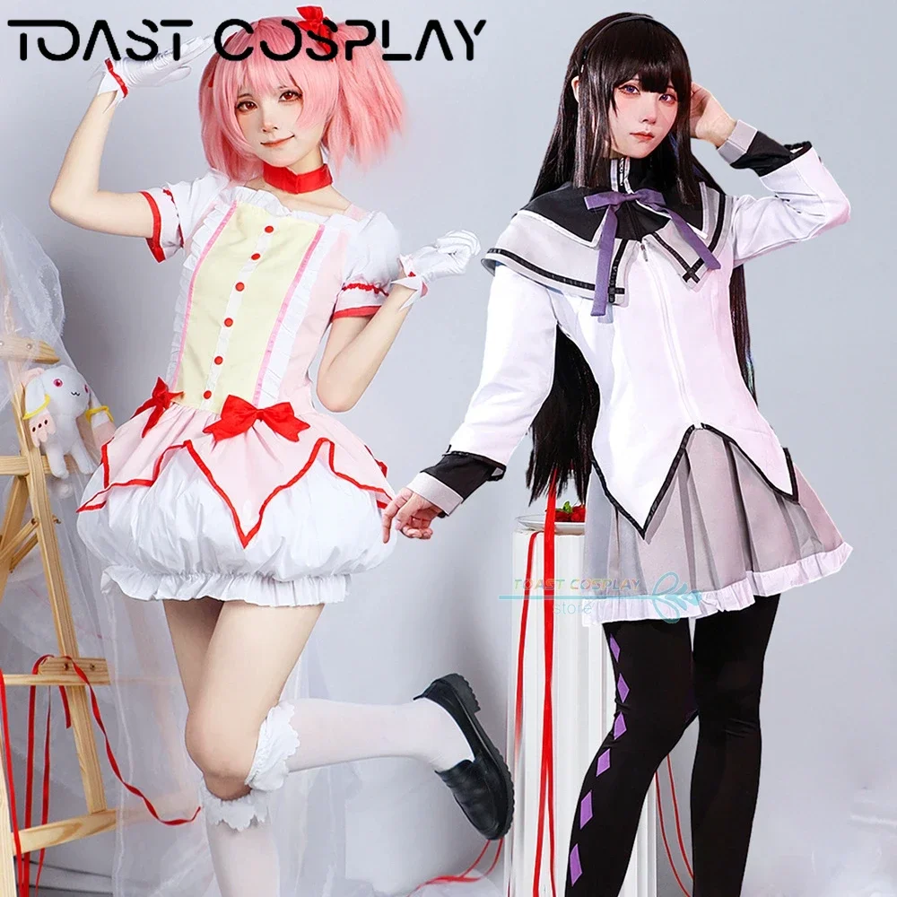 Anime-Cosplay-Costume-Puella-Magi-Madoka-Magica-Kaname-Madoka-Akemi ...