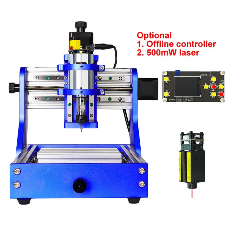DIY-Mini-CNC-Router-Engraver-1310-Full-Metal-Frame-Desktop-PCB-Milling ...