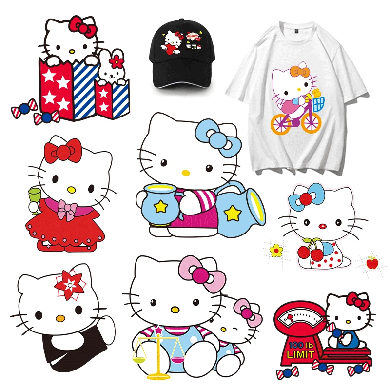Hello-Kitty-Iron-on-Heat-Transfer-Stickers-for-Children-s-Clothing ...