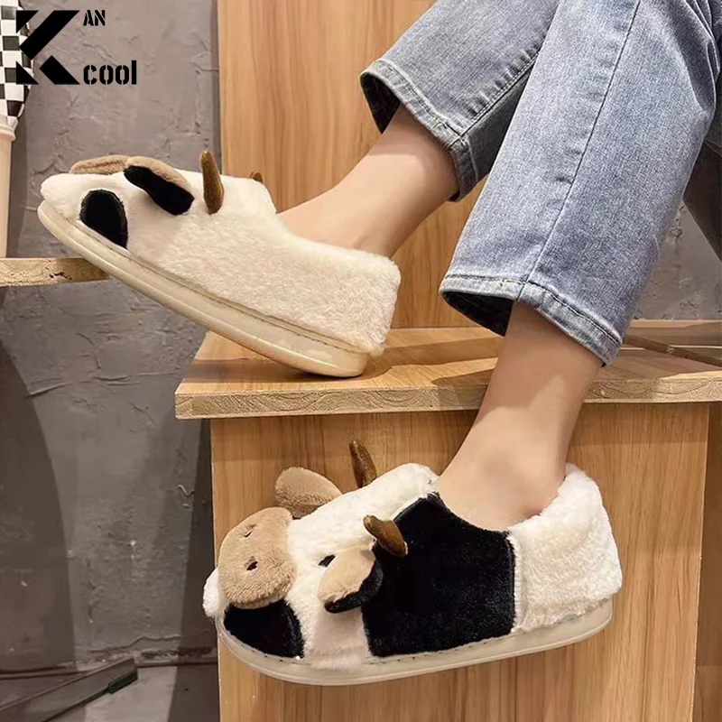 New-Upgrate-Cute-Animal-Slipper-Women-Girls-Kawaii-Fluffy-Winter-Warm ...