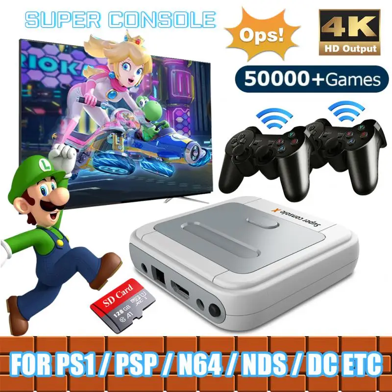 Video Game Consoles Retro Super Console X Max Wifi Super Console X ...