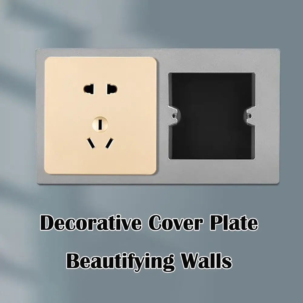 Plastic-Switch-Socket-Panel-New-Universal-Wall-Panels-Bottom-Box ...