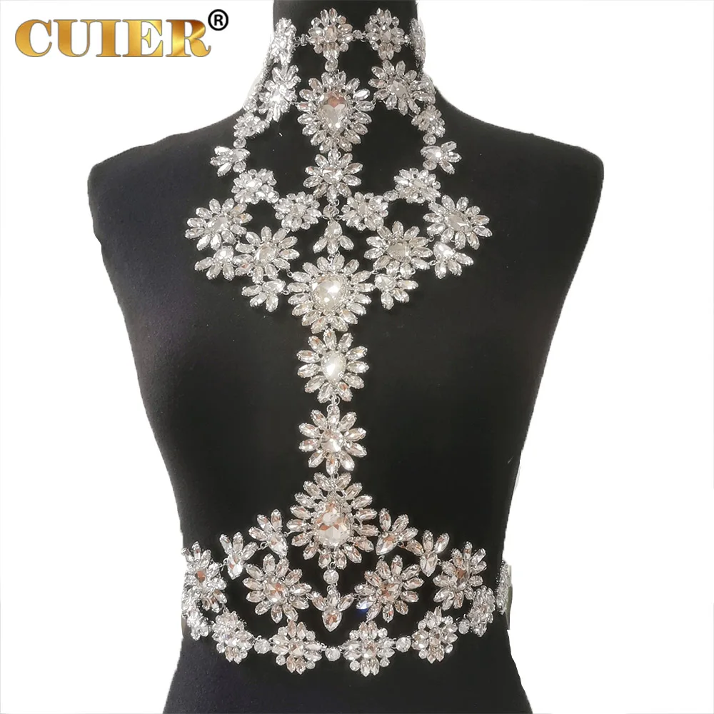 CUIER-Top-Crystal-Women-Choker-Body-Jewelry-Sexy-Tops-Handmade ...