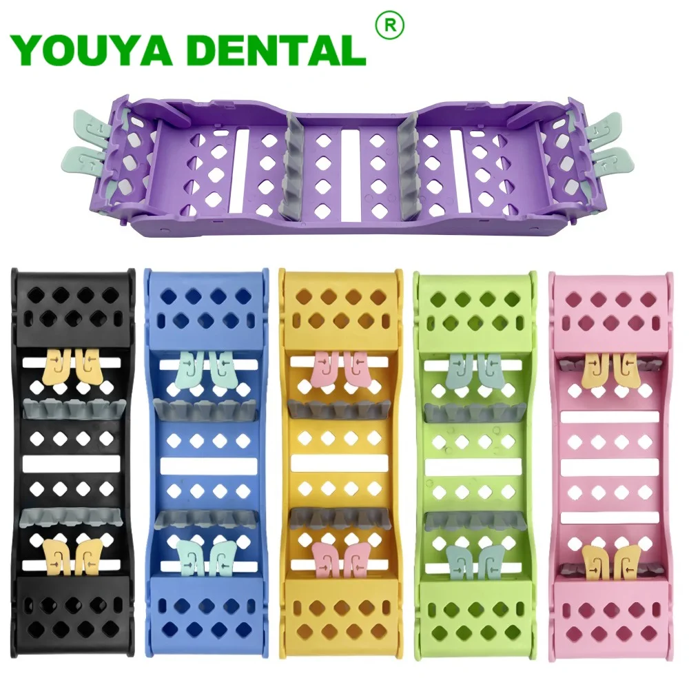 Dental Instrument Disinfection Box 4 Slot Plastic Sterilization Tray ...