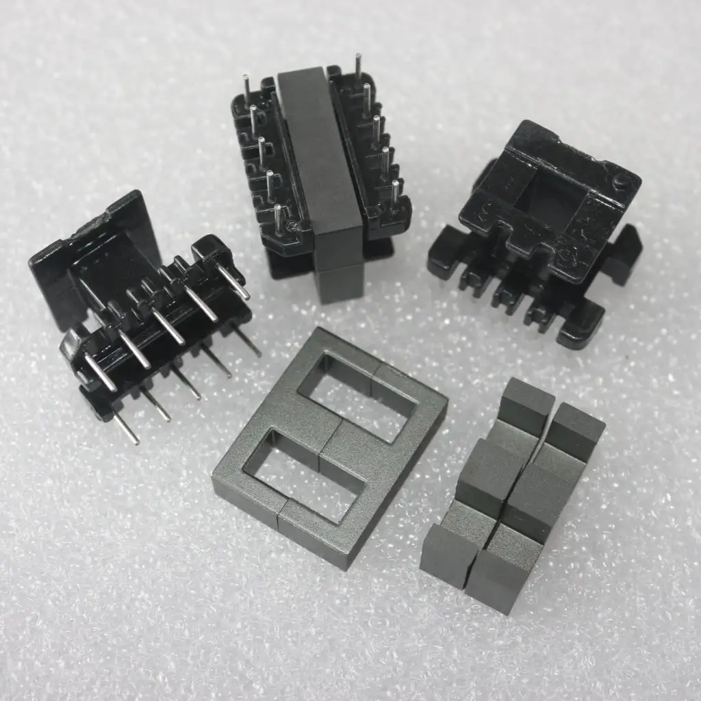 EE-Vertical-Type-Ferrite-Magnetic-Core-Bobbin-PC40-Transformer-Inductor-EE10-EE13-EE16-EE19-EE22 ...