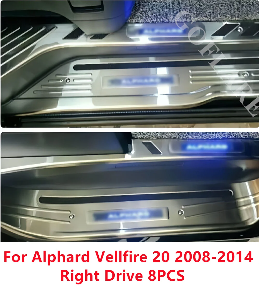 For-Toyota-Alphard-Vellfire-20-ANH20-accessories-2008-2014-led-light ...