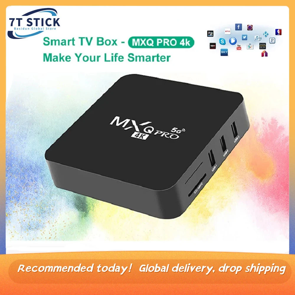 Best Android TV Box MXQ PRO 5g 4K Smart TV Box Android 11.0 Amlogic ...