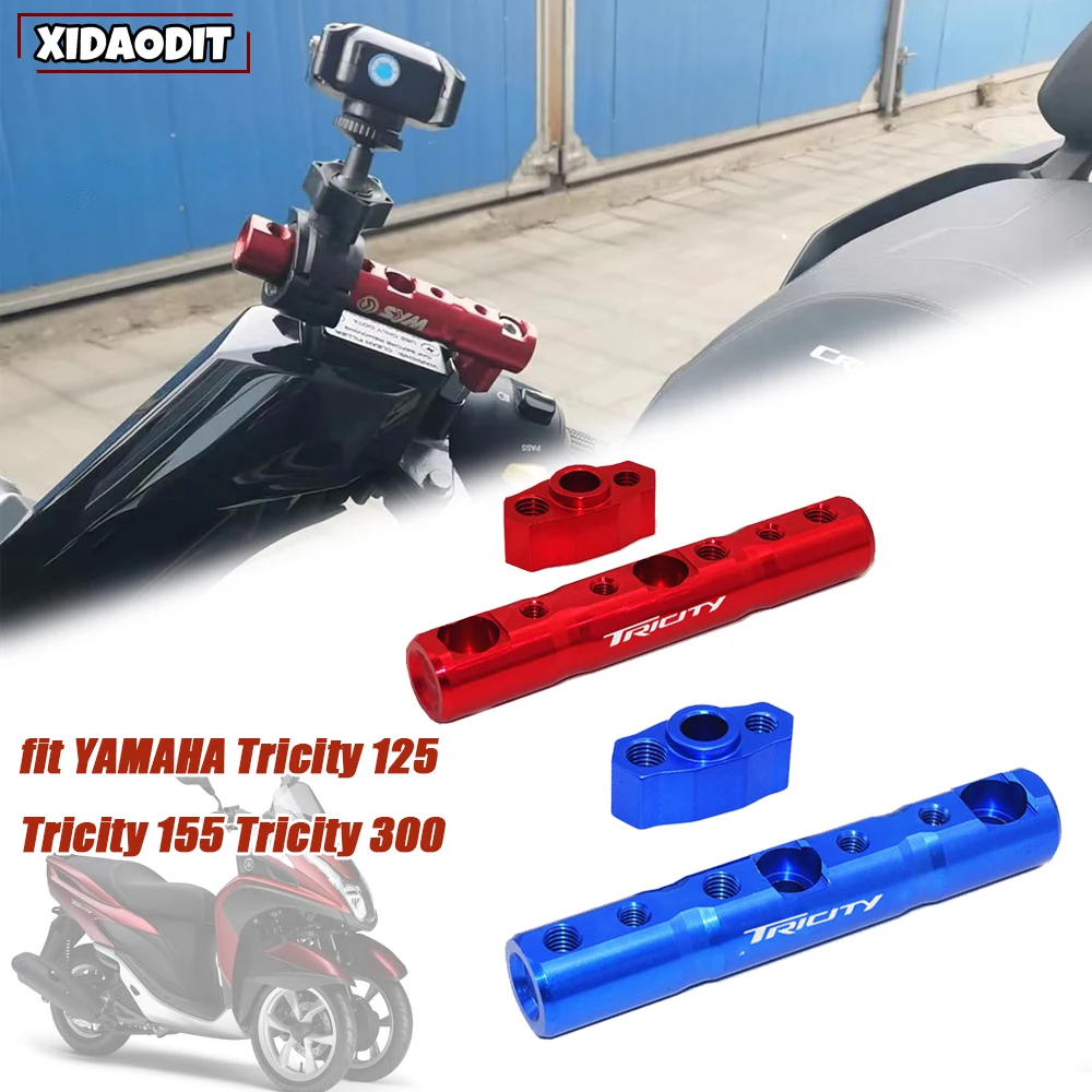 Motorcycle-Cross-Bar-Rearview-Mirror-Expansion-bar-For-YAMAHA-Tricity ...