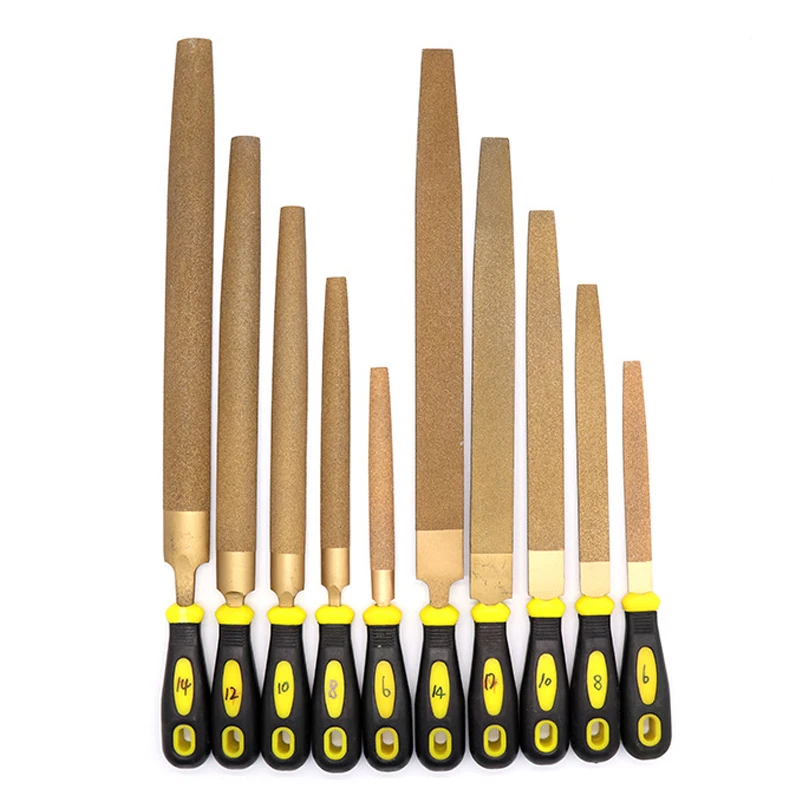 4-6-8-10-12-14-Brazed-Diamond-File-Flat-Rasp-Wood-Plastic-Hard-Metal ...