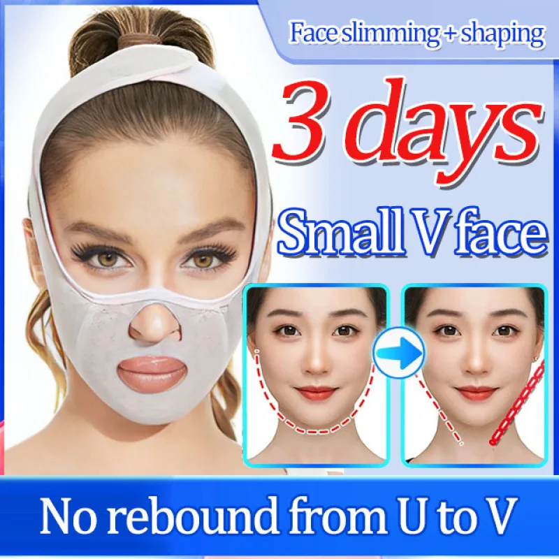 V-Face-Slimming-Belt-Facial-Cheek-Bandage-Firm-Lifting-Band-Anti ...