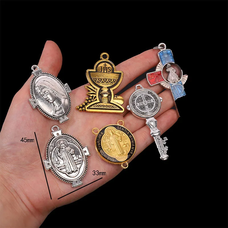 New Large Catholic Medal Religious Amulet Medal, Many Jesus Christ ...
