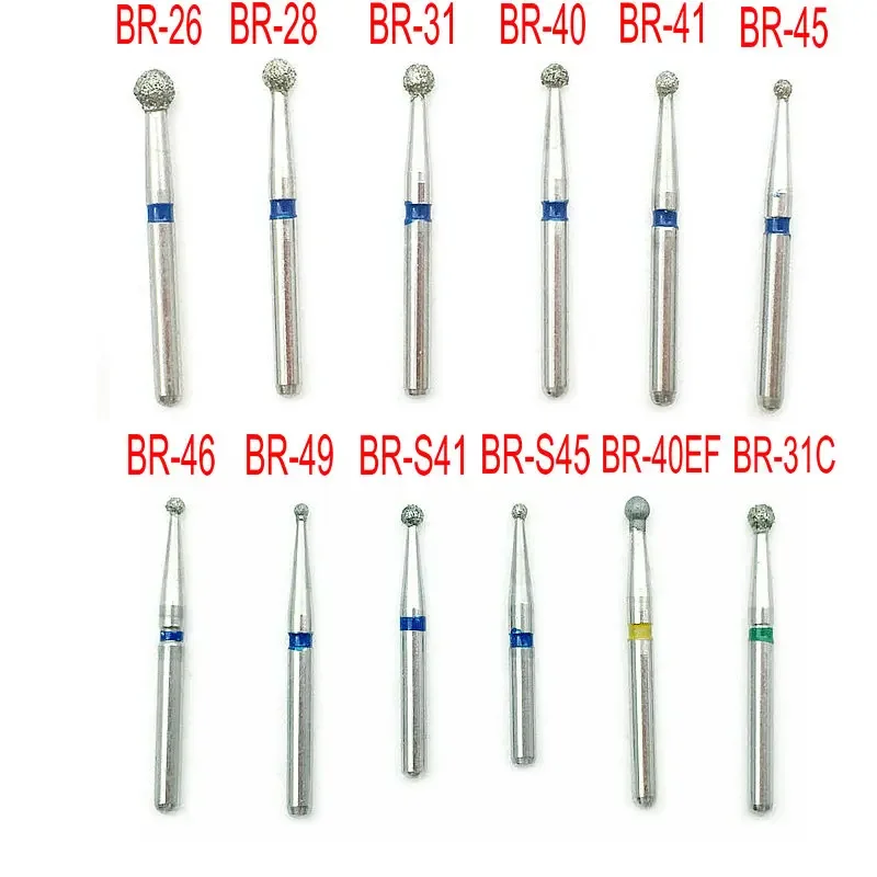 100pcs-10-boxes-Dental-High-Speed-Burs-Diamond-Polishing-BR-SERIES-1 ...
