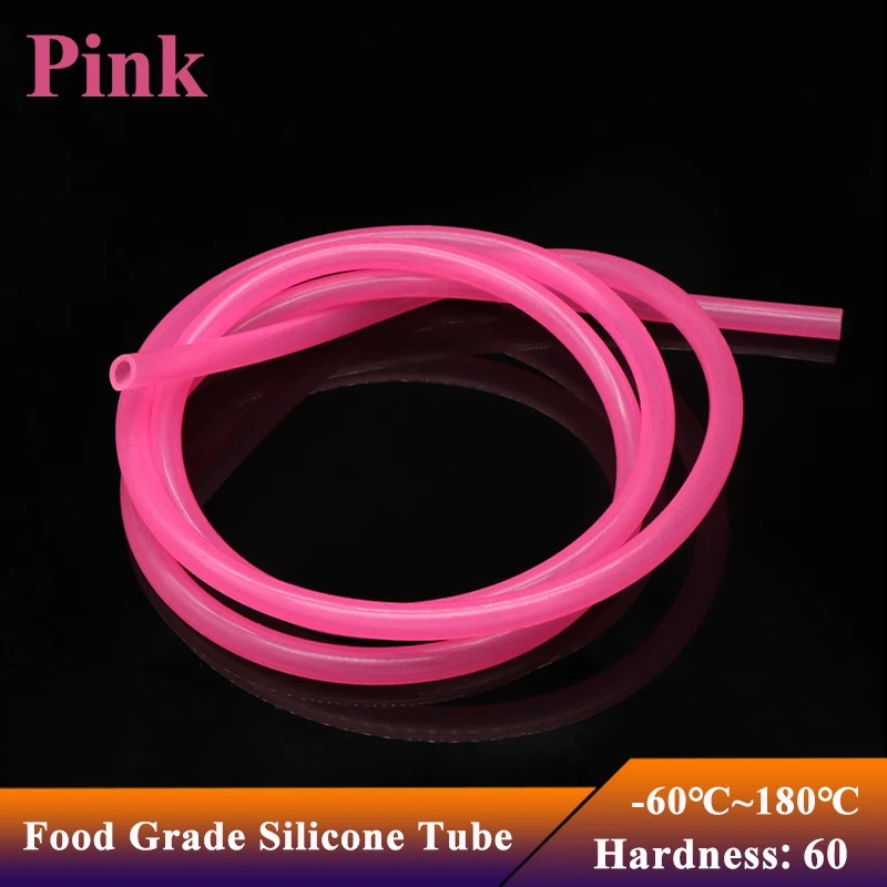 1-2-3-5-10M-Pink-Food-Grade-Silicone-Rubber-Hose-IDxOD-2x4mm-3x5mm ...