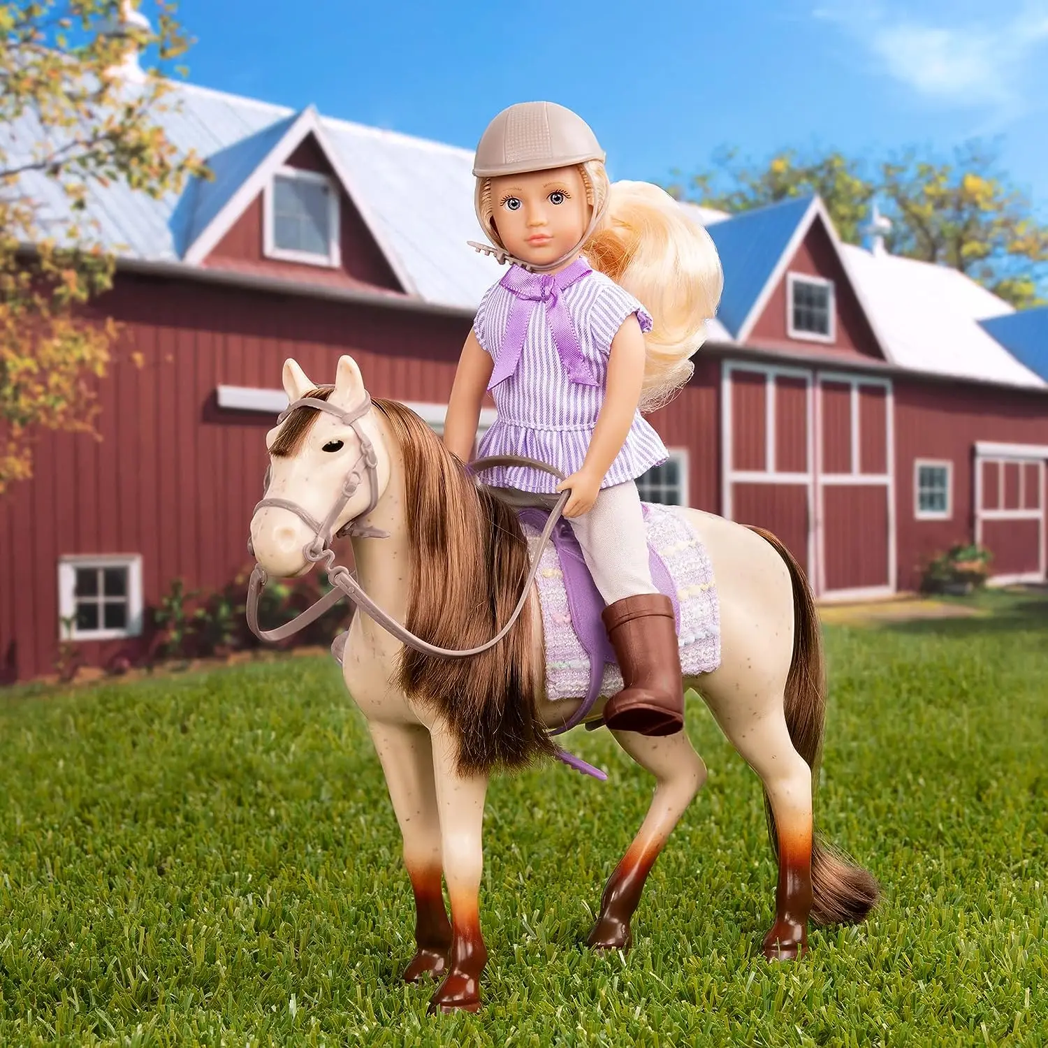 Original Lori Small 6-inch Doll Quarter Horse Set with Clothes, Animals ...