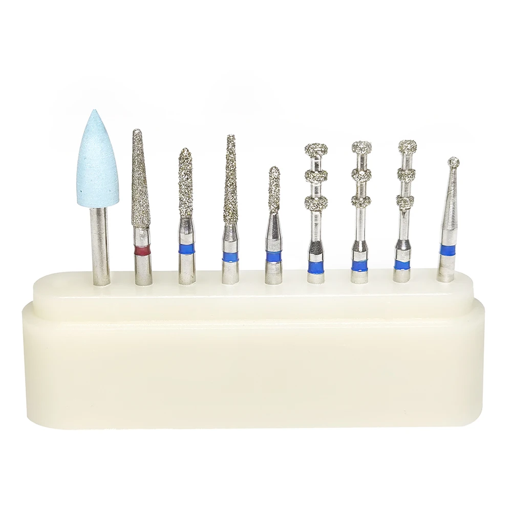 9 pieces/set 6000 Dental Diamond Bur Porcelain Veneers’Preparation ...