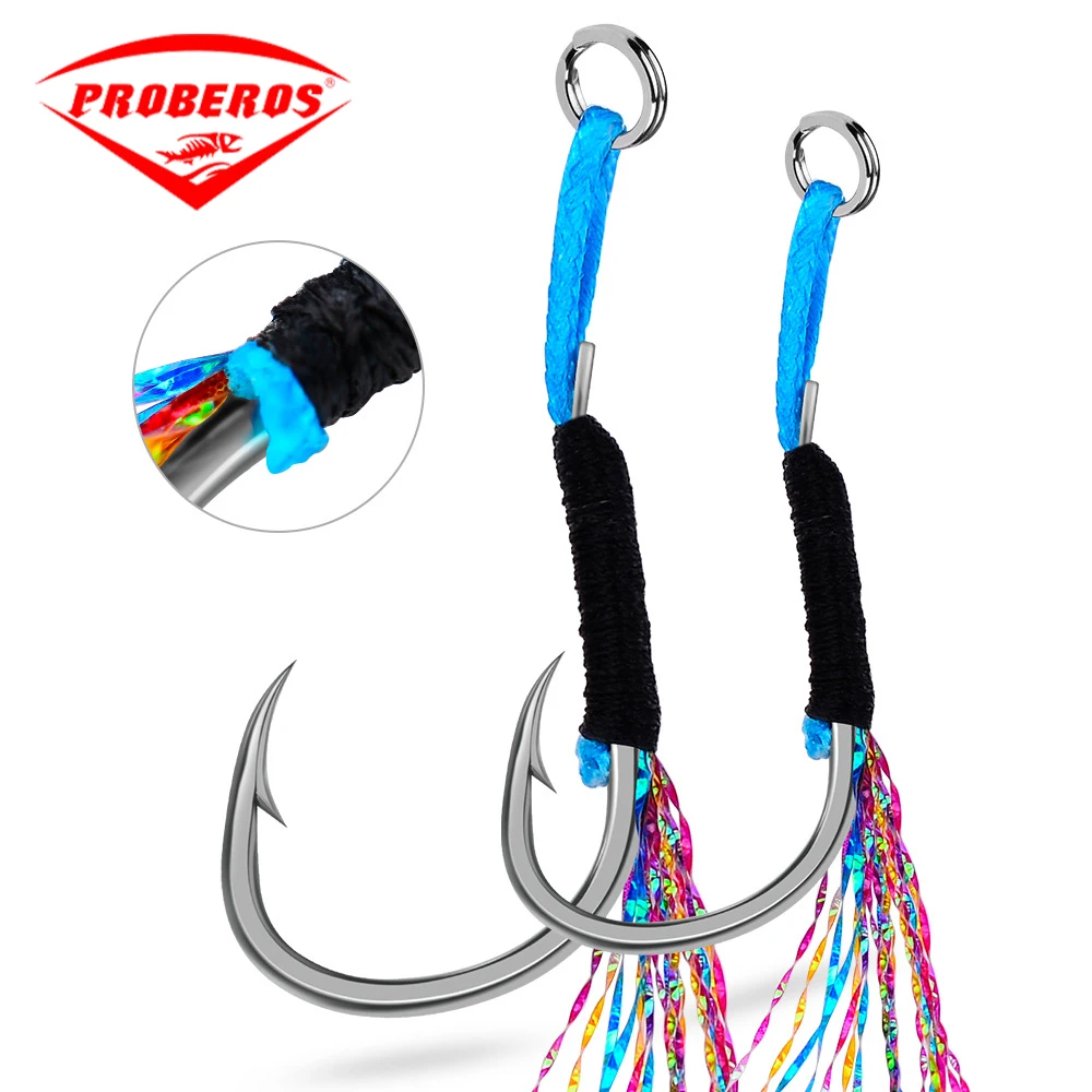 5pcs-Sea-Slow-Jigging-Fishing-Cast-Jigs-Assist-Hook-Barbed-Single-Jig ...