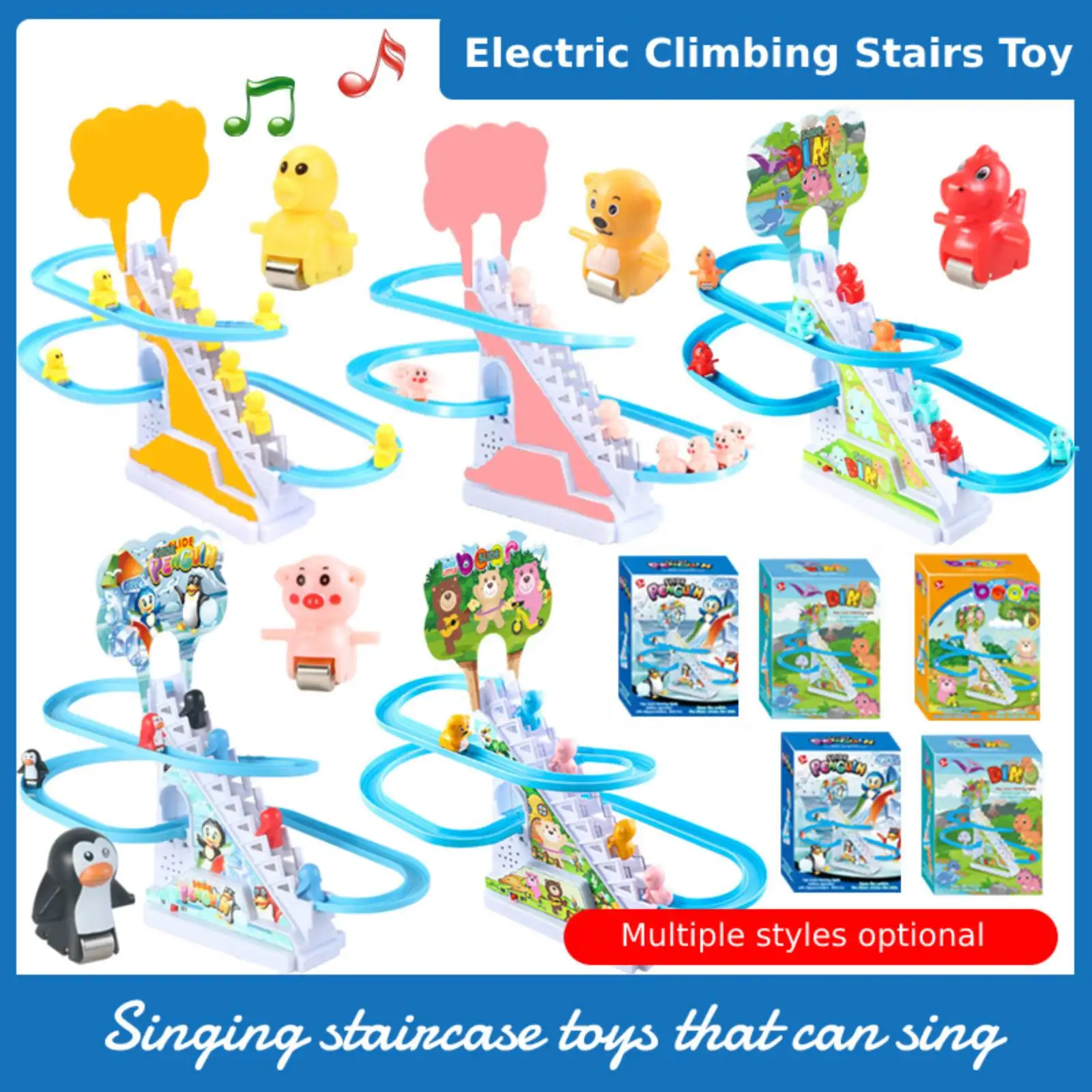 Electronic-Climb-Stair-Toy-Accs-Durable-Slide-Stair-Toy-Spare-Part ...