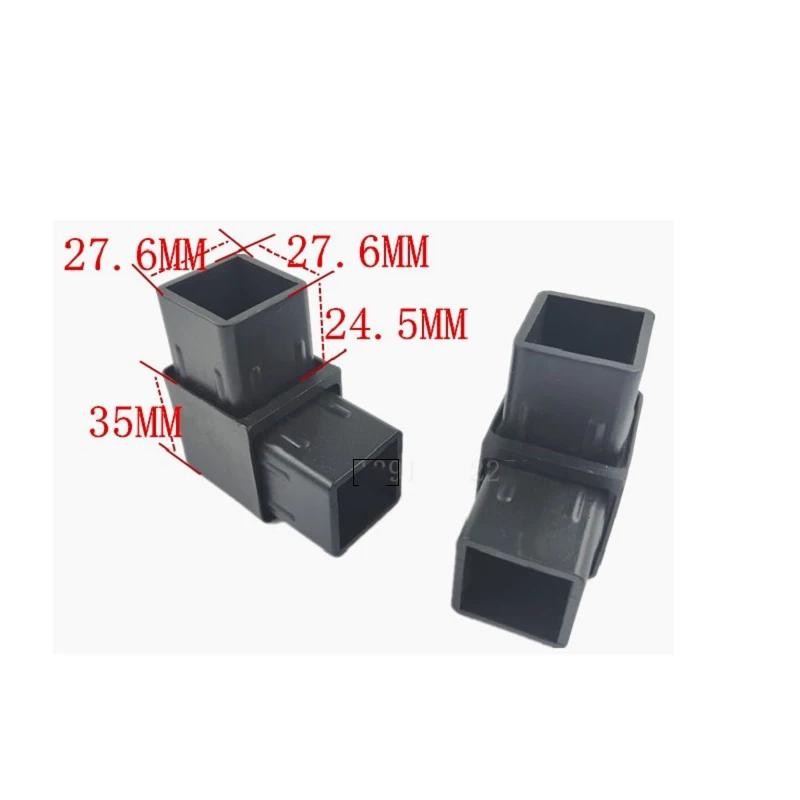 8pcs-30-30mm-square-tube-connector-plastic-two-way-corner-elbow-angle ...