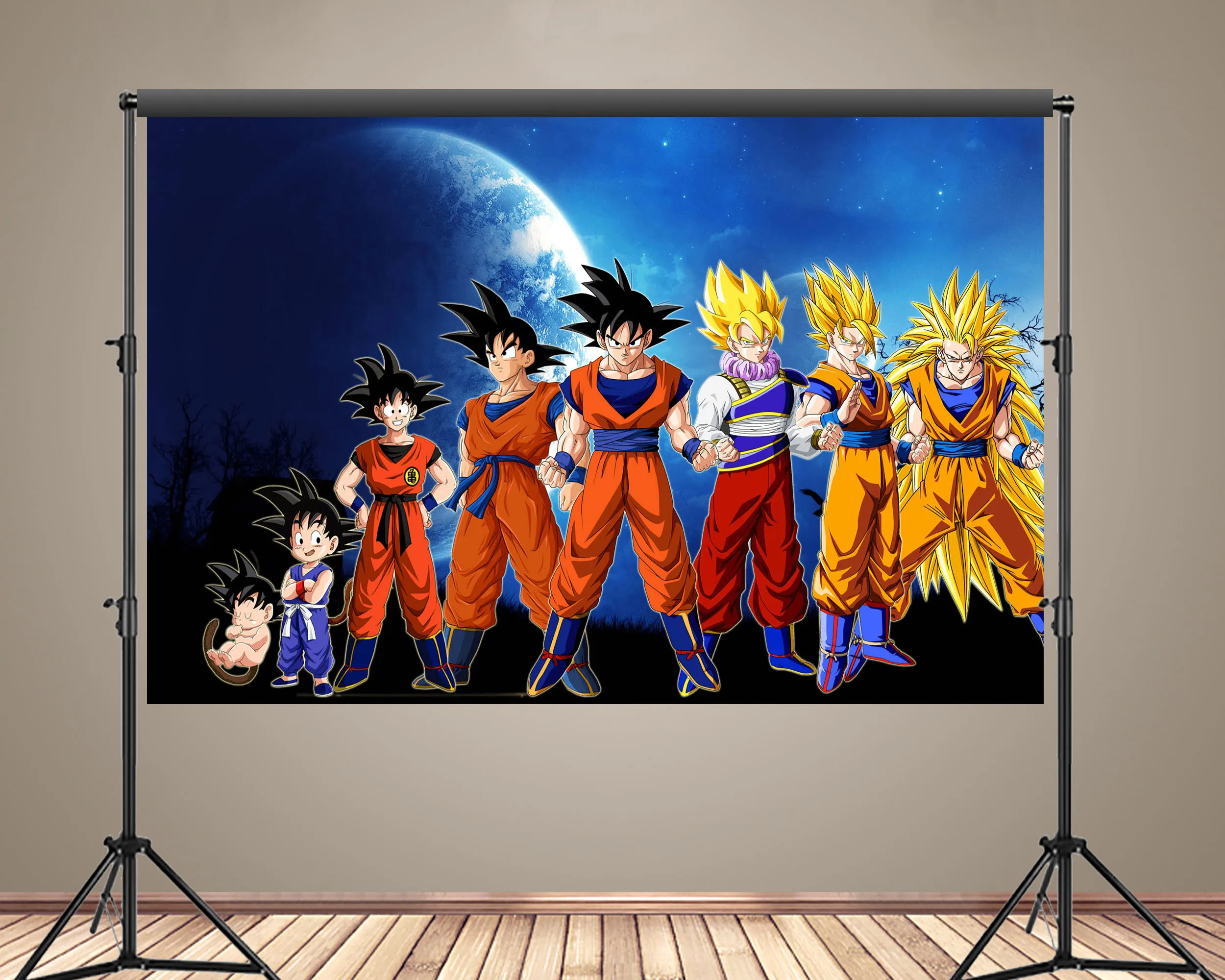 Dragon Ball Backdrop Kids Boys Birthday Party Decoration Goku ...