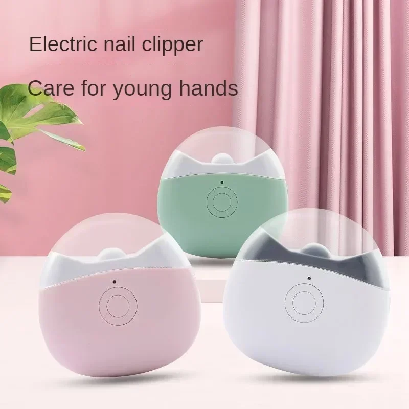 Portable Mini Electric Nail Clipper Polisher with Light Low Noise Ail ...