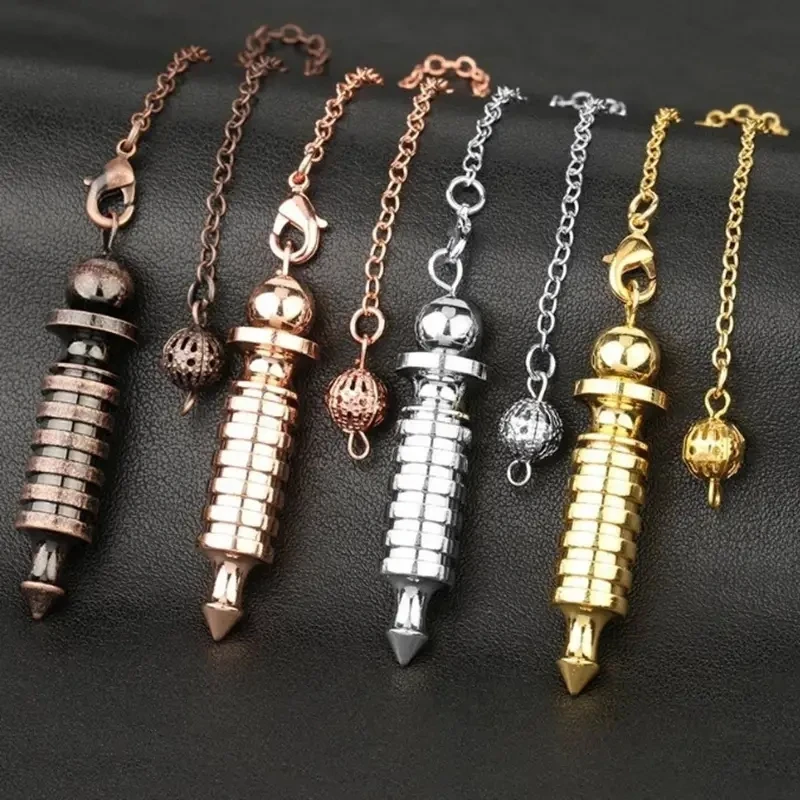 Bronze-Copper-Metal-Pendulum-for-Divination-Reiki-Healing-Dowsing-Wicca ...