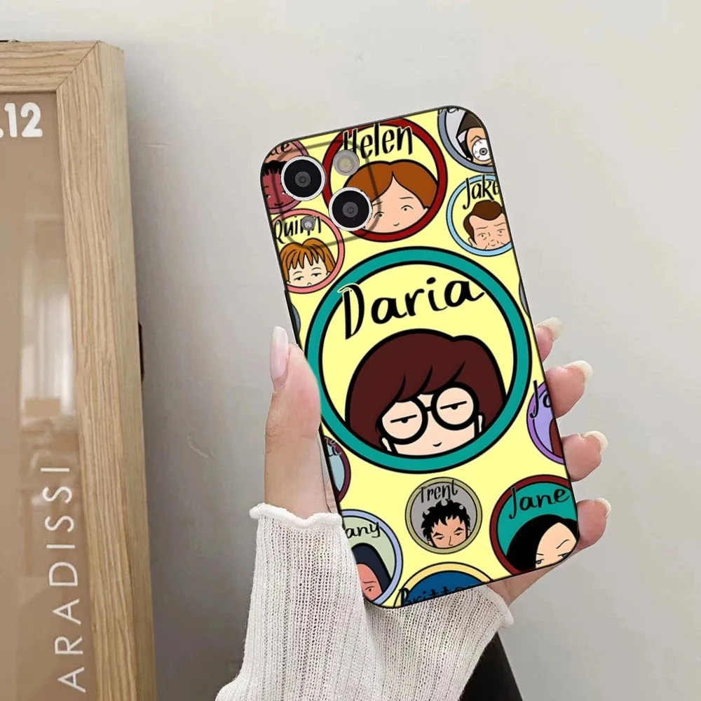 Cartoon D-Daria Silicone Soft Phone Case for iPhone 13 (Z6)