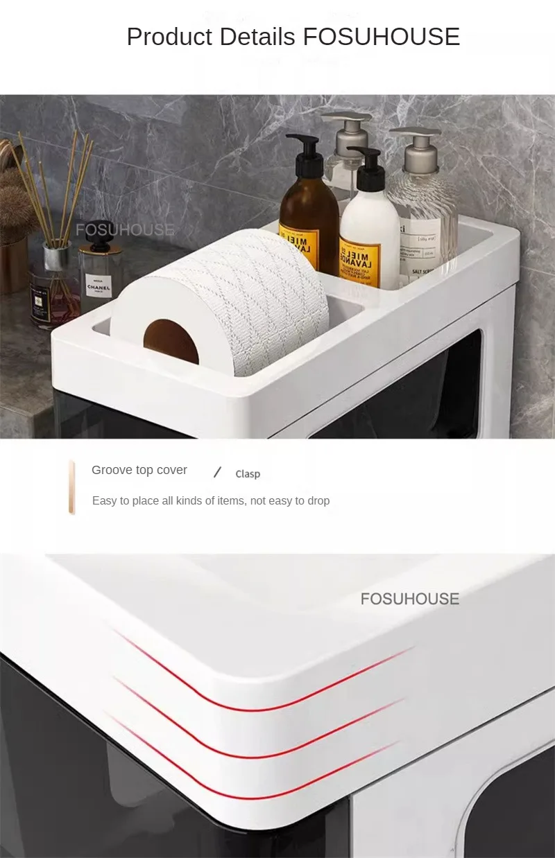 Phòng Tắm Nhựa Nhiều Lớp Khoảng Cách Có Giá Để Đồ Nội Thất Nhà Vệ Sinh ...